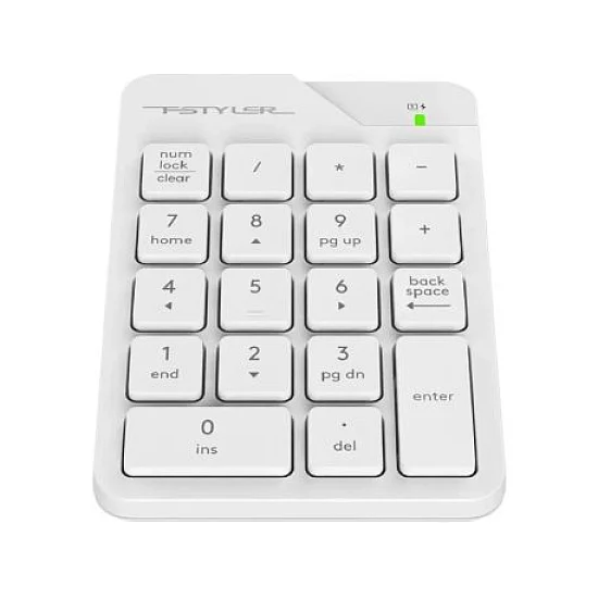 A4 TECH FGK21C FSTYLER 2.4G WIRELESS NUMERIC KEYPAD USB TYPE-C BELA TASTATURA CENA