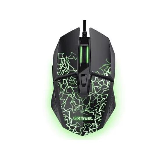 MIŠ TRUST GXT113 FELOX LED GAMING/CRNA
