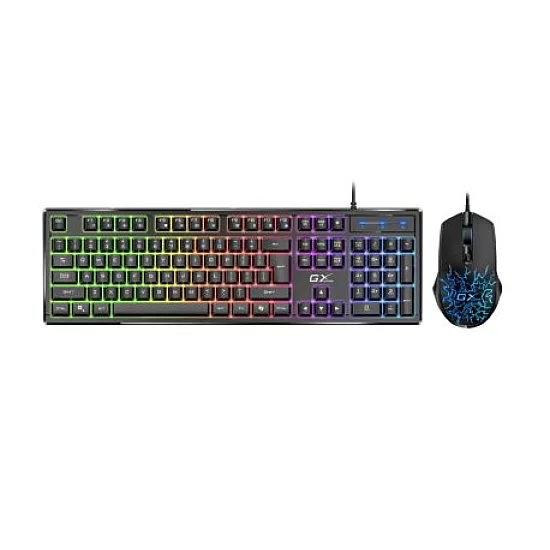 GENIUS SCORPION KM-GX3 GAMING RGB USB YU CRNA TASTATURA + MIŠ CENA