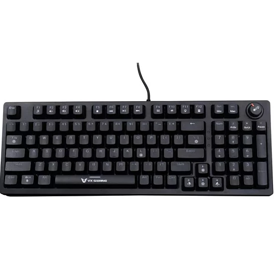 TASTATURA USB VOLKANO VX WARBORN RBG VX-231-BK US CRNA