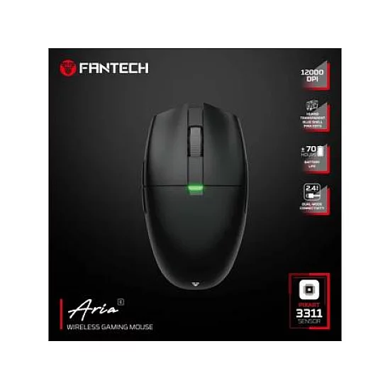 FANTECH MIŠ WIRELESS GAMING XD7E ARIA E CRNI CENA