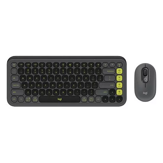 LOGITECH POP ICON GRAPHITE COMBO WIRELESS US TASTATURA I MIŠ CENA