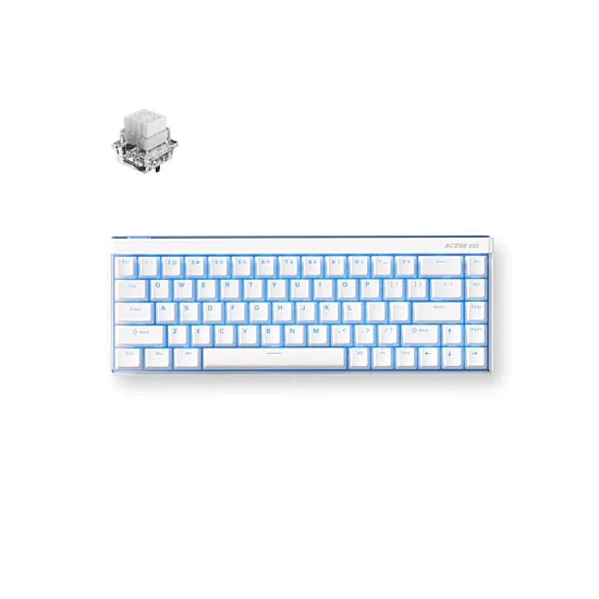 GAMING TASTATURA MCHOSE ACE 68 AIR ULTRA ESPORTS MAGNETIC SWITCH SNOW WHITE