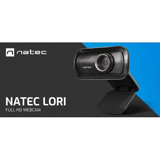 NATEC LORI, WEB KAMERA, FULL HD 1080P, MAX. 30FPS, CRNA (NKI-1671) CENA