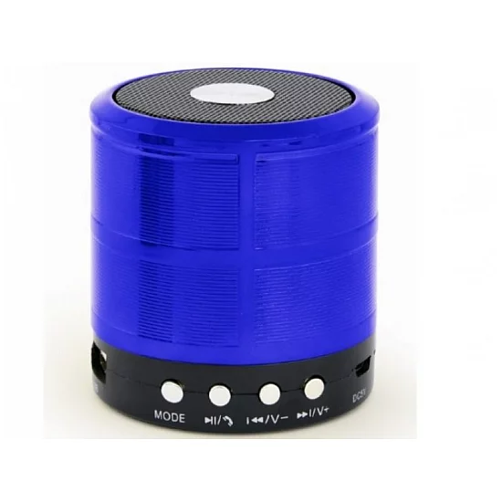GEMBIRD SPK-BT-08-B PORTABLE BLUETOOTH SPEAKER +HANDSFREE 3W, FM, MICROSD, AUX, BLUE CENA