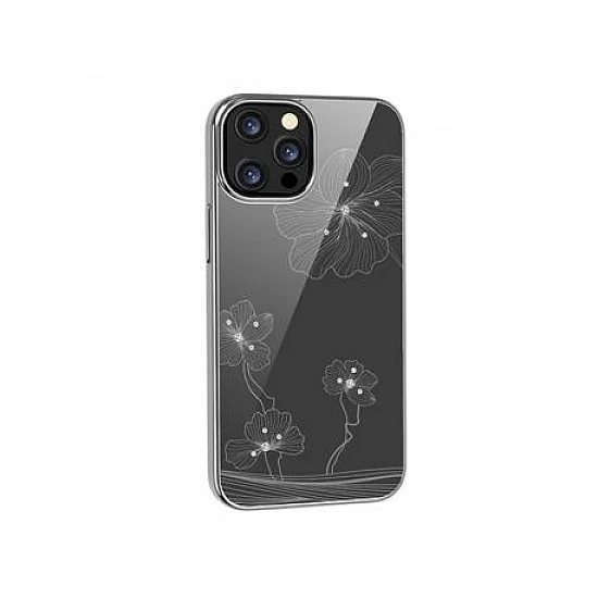 DEVIA FUTROLA HARD CASE CRYSTAL FLORA ZA IPHONE 13 PRO SREBRNA CENA