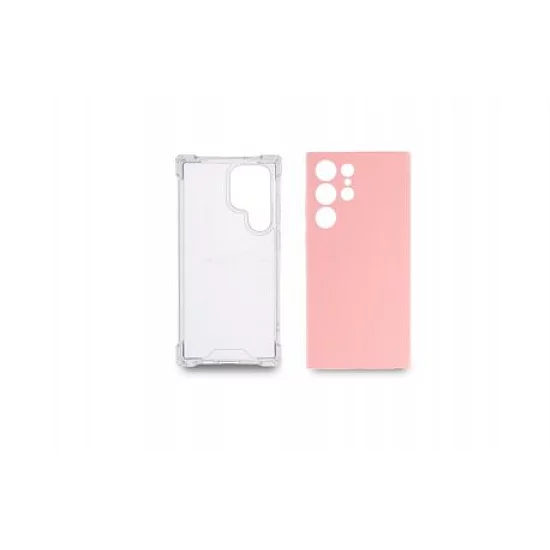 JUST IN CASE SILIKON 2IN1 ZA SAMSUNG S23 ULTRA PROVIDNA+PUDER-ROZE CENA