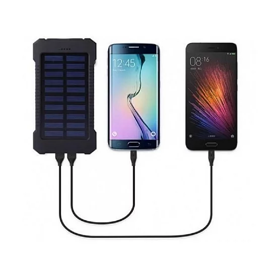 GEMBIRD HRD-T12 ** SOLAR POWER BANK 12000MAH 2XUSB, LED,(959) CENA