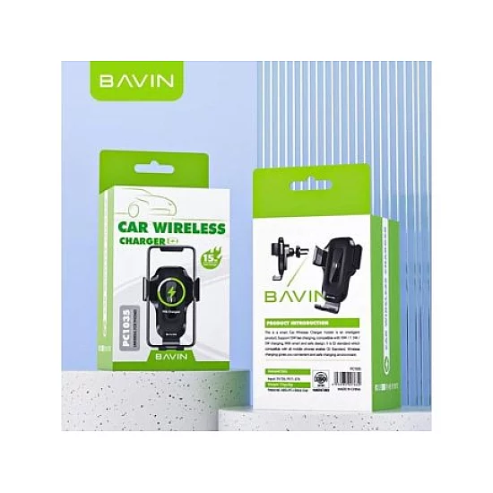 BAVIN AUTO DRŽAČ/WIRELEES PUNJAČ 15W