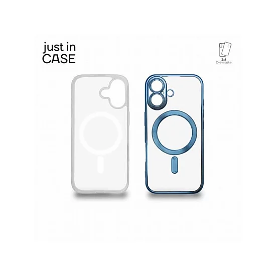 JUST IN CASE 2U1 EXTRA CASE MAG MIX PAKET MASKI ZA TELEFON ZA IPHONE 17 PLAVI