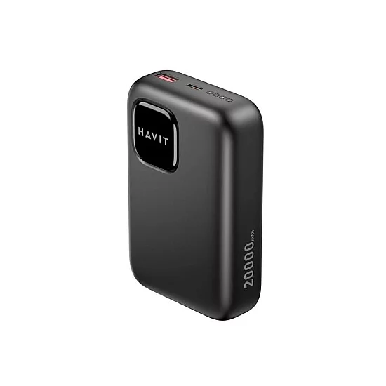 HAVIT PB34 20000MAH PD 20W POWER BANK CRNI