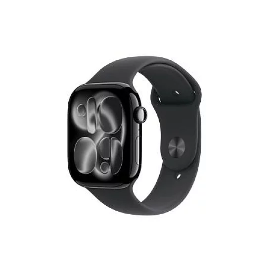 APPLE WATCH S11 GPS 46MM JET BLACK ALUMINIUM CASE WITH BLACK SPORT BAND - M/L (MEUX4RK/A)