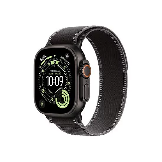 APPLE WATCH ULTRA 3 CELLULAR 49MM BLACK TITANIUM CASE WITH BLACK/CHARCOAL TRAIL LOOP - M/L (MF1H4SE/A)