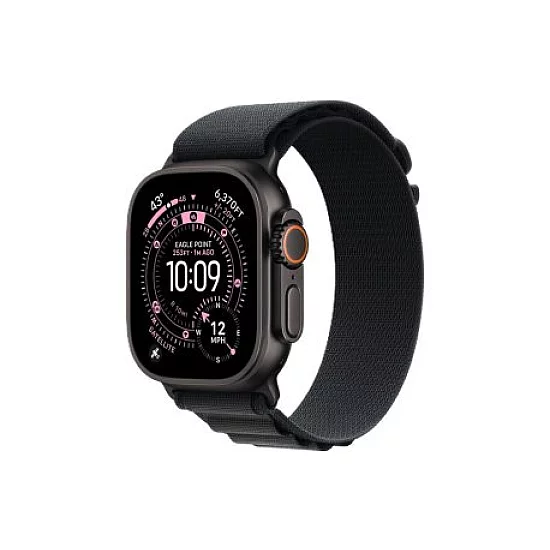 APPLE WATCH ULTRA 3 CELLULAR 49MM BLACK TITANIUM CASE WITH BLACK ALPINE LOOP – SMALL (MF0Q4SE/A)