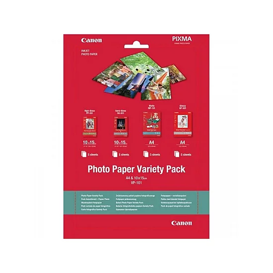 CANON FOTO PAPIR VARIETY-PACK S+A4 CENA