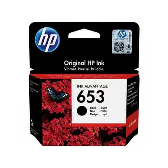 HP ORIGINAL INK CARTRIDGE 653 (3YM75AE) BLACK CENA