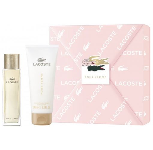 Lacoste Set Pour Femme W 50ml edp + 100ml BL