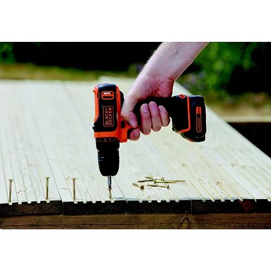 BLACK&DECKER AKUMULATORSKA BUŠILICA - ODVRTAČ BDCDD12K; 1X1,5AH CENA