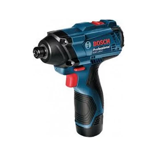 BOSCH PLAVI ALAT AKUMULATORSKI UDARNI ODVRTAČ BOSCH GDR 120-LI; 2X1,5AH 12V CENA