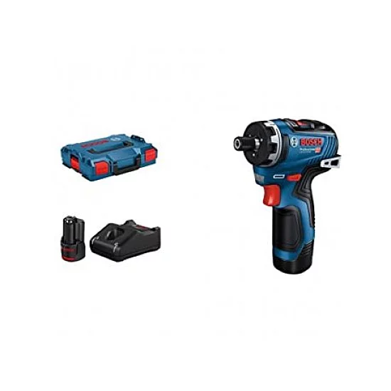 BOSCH PLAVI ALAT GSR 12V-35 HX AKUMULATORSKI ODVRTAČ 2 X 3.0 AH + PUNJAC + L-BOXX 102 CENA