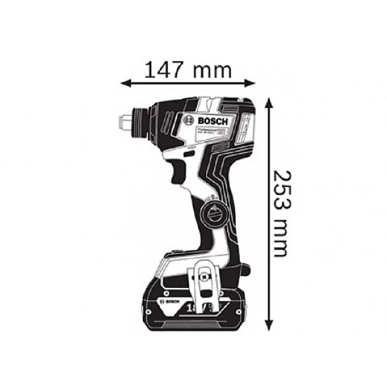 BOSCH AKUMULATORSKI UDARNI ODVRTAČ GDX 18V-200 C PROFESSIONAL CENA