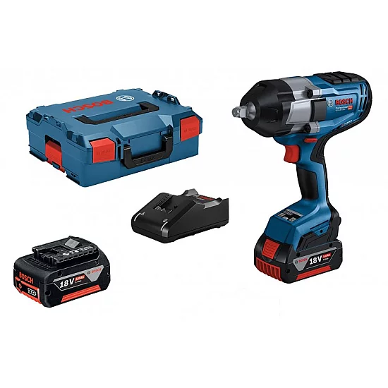 BOSCH AKUMULATORSKI UDARNI ODVRTAČ GDS 18V-1000; 2X5,0 AH + L-BOXX KOFER (06019J8304) CENA