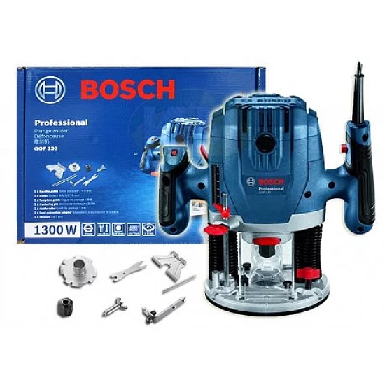 BOSCH PLAVI ALAT GOF 130 POVRŠINSKA GLODALICA-OBER FREZER, 1.300W, 06016B7000 CENA
