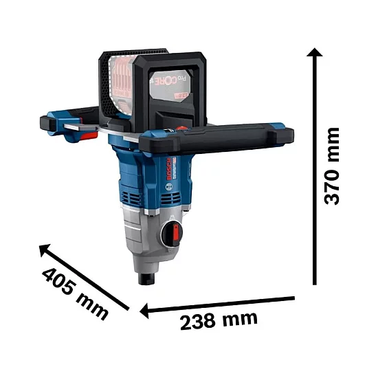 BOSCH BASTENSKI ALAT AKUMULATORSKI MEŠAČ GRW 18V-160 SOLO, BEZ BATERIJE I PUNJAČA 06011C3000