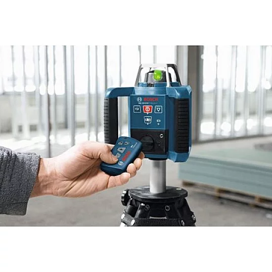 BOSCH PLAVI ALAT GRL 300 HVG + WM4 ROTACIONI LASER SA ZELENIM LINIJAMA CENA