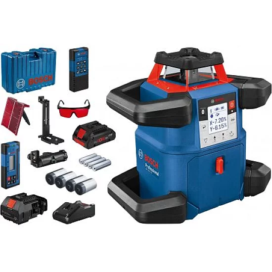 BOSCH GRL 600 CHV ROTACIONI LASER + 1 X 4,0AH 18V PROCORE + PRIJEMNIK LR 60 + DALJINSKI UPRAVLJAČ CENA