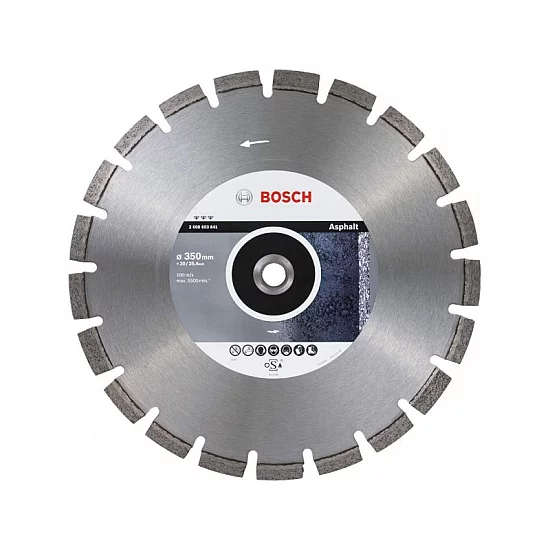 BOSCH DIJAMANTSKA REZNA PLOČA BEST FOR ASPHALT 350 X 20/25,40 X 3,2 X 12 MM 2608603641 CENA