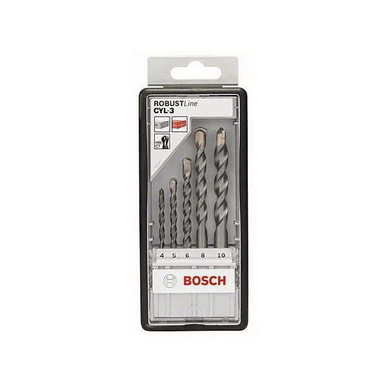 BOSCH 5-DELNI ROBUST LINE SET BURGIJA ZA BETON CYL-3 2607010524, 4; 5; 6; 8; 10 MM CENA
