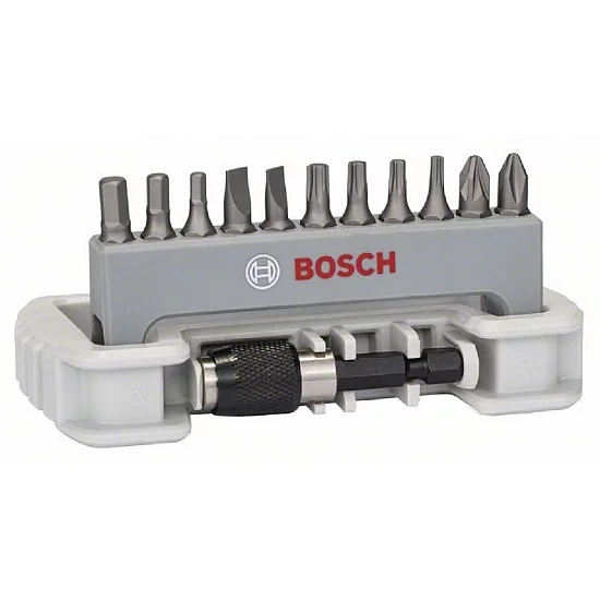 BOSCH 11-DELNI SET BITOVA ODVRTAČA SA DRŽAČEM BITOVA 2608522131