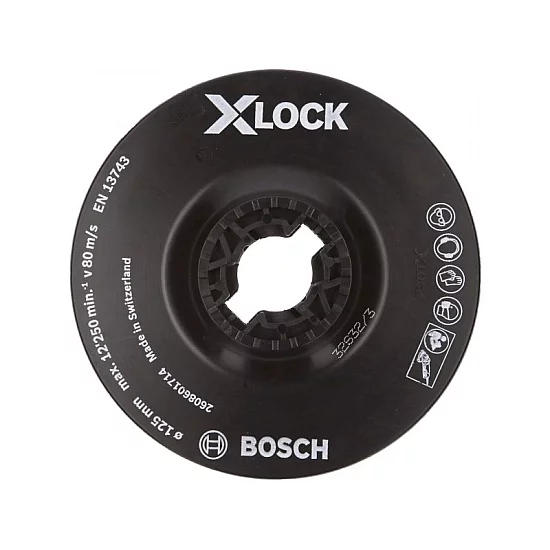 BOSCH X-LOCK POTPORNI TANJIR 125 MM, MEKI - 2608601714 CENA