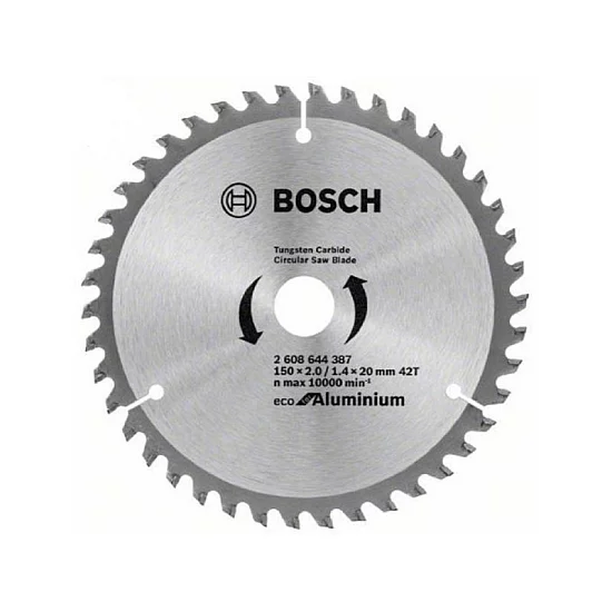 BOSCH LIST KRUŽNE TESTERE ECO FOR ALUMINIUM 150 X 2.2;1.5 X 20 42 T CENA