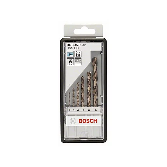 BOSCH 6-DELNI ROBUST LINE SET BURGIJA ZA METAL HSS-CO 2607019924, 2; 3; 4; 5; 6; 8 MM CENA