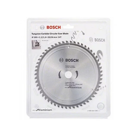 BOSCH LIST KRUŽNE TESTERE ECO FOR ALUMINIUM 190 X 2.4;1.6 X 20 54 T CENA
