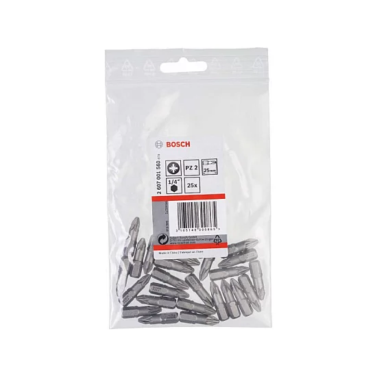 BOSCH BIT ODVRTAČA EKSTRA-TVRDI PZ 2, 25 MM - 2607001560 CENA