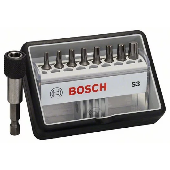 BOSCH 8+1-DELNI SET ROBUST LINE BITOVA ODVRTAČA S EKSTRA TVRDI 2607002562, 25 MM, 8+1-DELNI