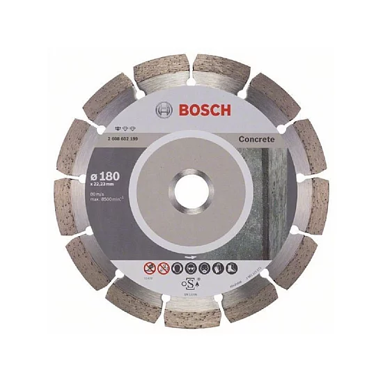 BOSCH DIJAMANTSKA REZNA PLOČA STANDARD FOR CONCRETE 2608602199, 180 X 22,23 X 2 X 10 MM CENA
