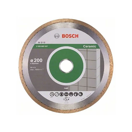 BOSCH DIJAMANTSKA REZNA PLOČA STANDARD FOR CERAMIC 2608602537, 200 X 25,40 X 1,6 X 7 MM CENA