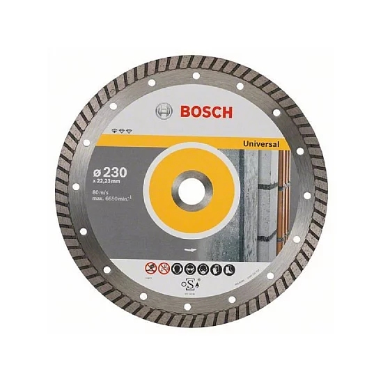 BOSCH DIJAMANTSKA REZNA PLOČA STANDARD FOR UNIVERSAL TURBO 2608602397, 230 X 22,23 X 2,5 X 10 MM CENA