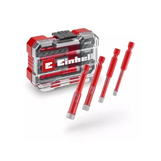 EINHELL XS-CASE SET DIJAMANTSKIH BURGIJA ZA KERAMIKU E6.3-1/4 4/1 49500404 CENA