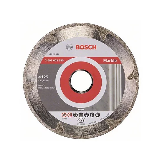 BOSCH DIJAMANTSKA REZNA PLOČA BEST FOR MARBLE 2608602690, 125 X 22,23 X 2,2 X 3 MM CENA