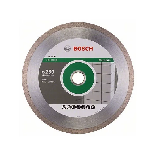 BOSCH DIJAMANTSKA REZNA PLOČA BEST FOR CERAMIC 2608602638, 250 X 30/25,40 X 2,4 X 10 MM CENA