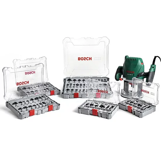 BOSCH ZELENI ALAT SET GLODALA + POF 1200 AE, 061599766S