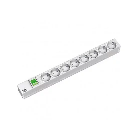 BACHMANN PDU BASIC ALU 19 1U 8XŠUKO SA PREKIDAČEM,16A, KABL 2M 333.400 CENA