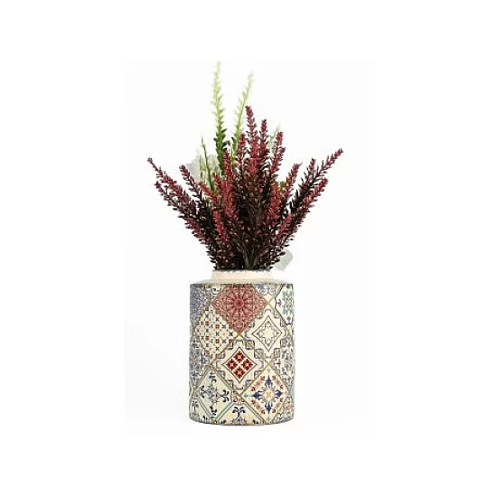 WALLXPERT DECORATIVE POT KERAMIČKA MULTICOLOR VAZA YL730 CENA