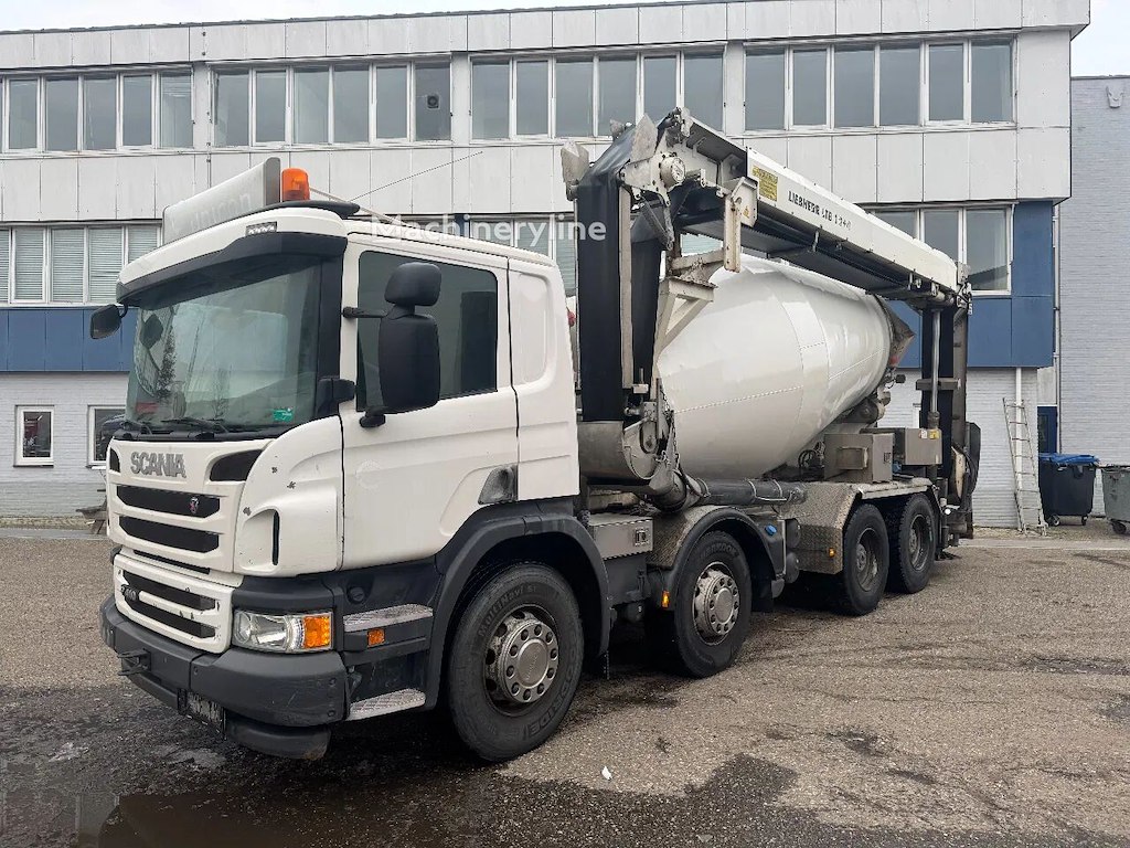 Scania P410 8X4 EURO 6 LIEBHERR + LIEBHERR LTB 12+4 BELT kamion s mešalicom za beton