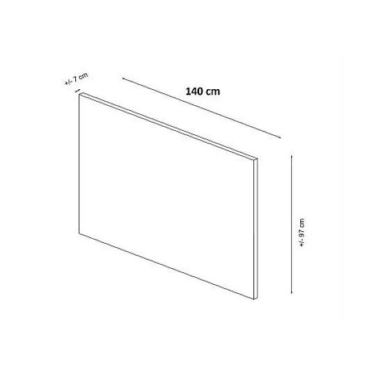 HANAH HOME HEADBOARD SAFIR 140 BEIGE (506MNR1653) CENA
